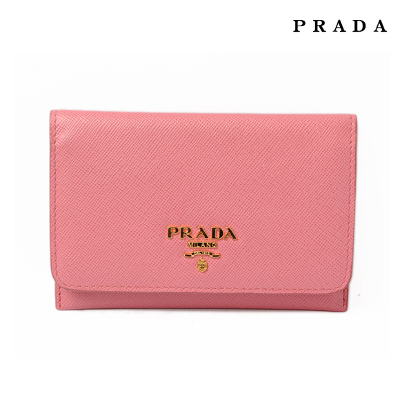 Prada | Bags | Prada Card Case Saffiano Metal Pink | Poshmark